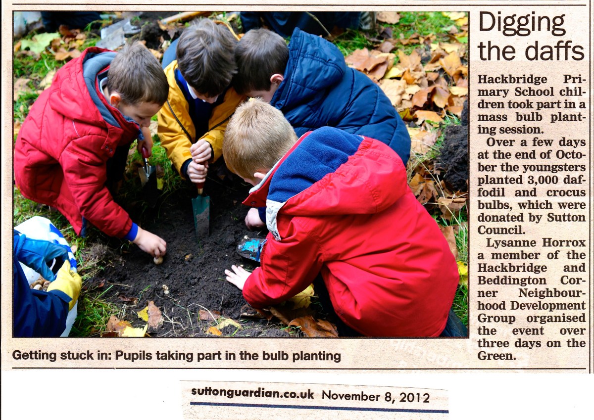 Legacy planting with Hackbridge Primary School – Hackbridge ...